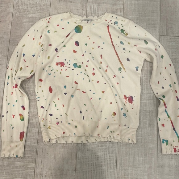 Sweaters | Rocks N Rags Paint Sweater | Poshmark